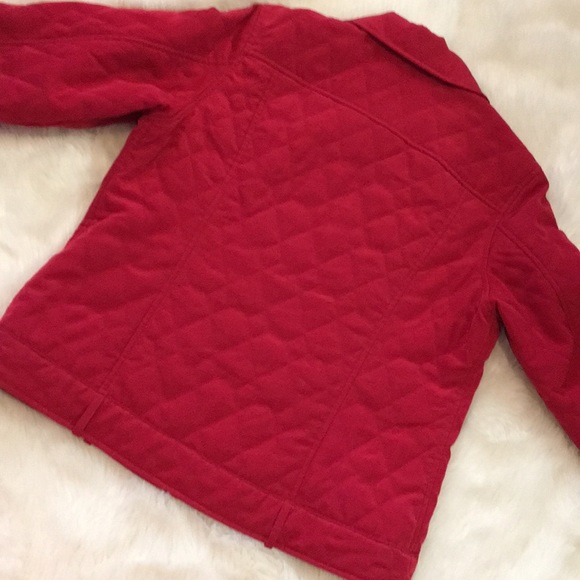 Utex | Jackets & Coats | Utex Design Quilted Red Button Up Jacket ...